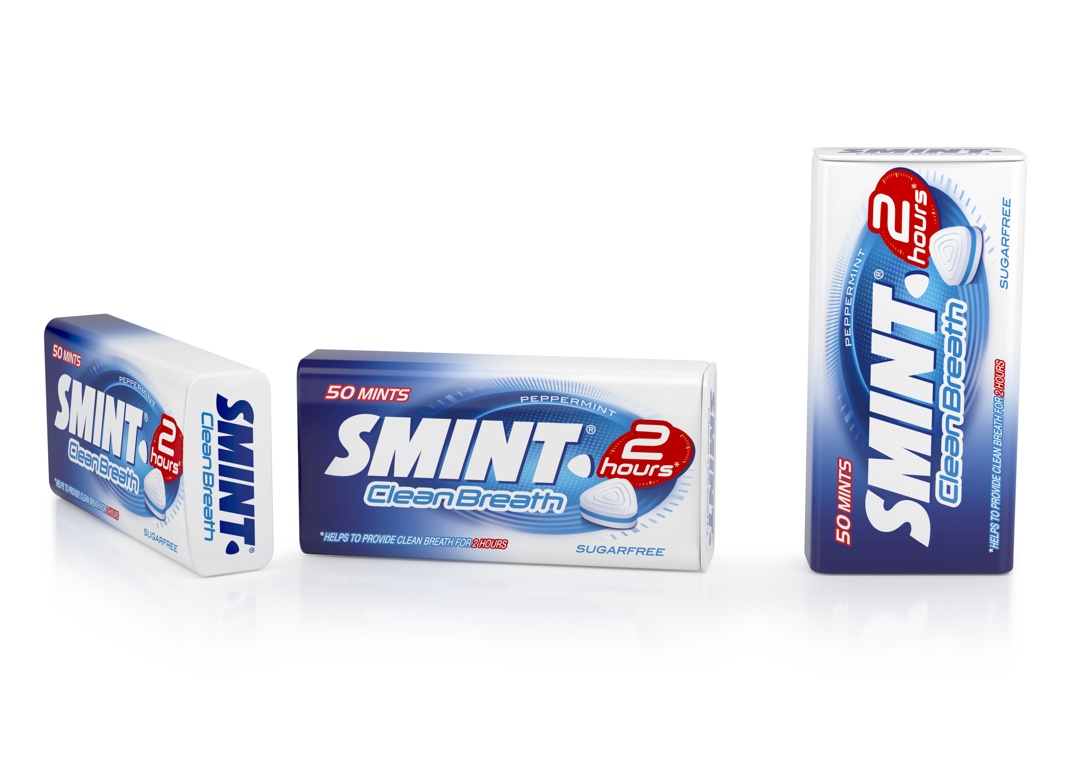 Smint Tin 2 Hours Clean Breath Peppermint 50s